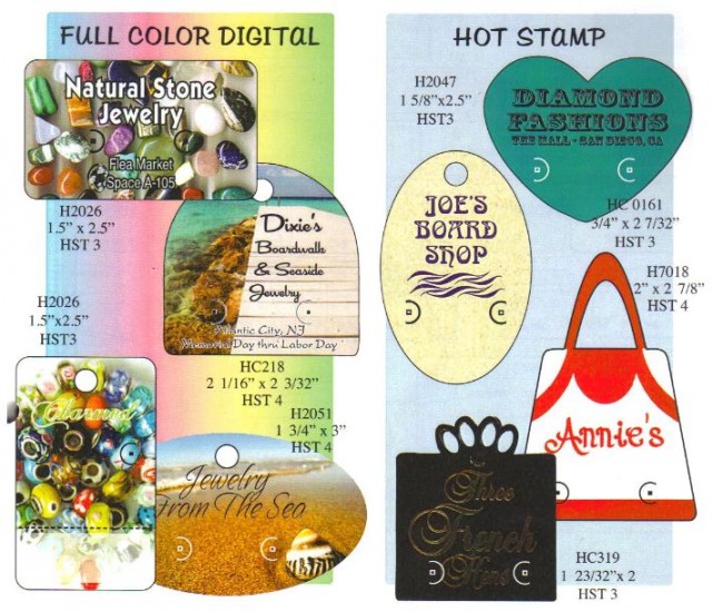 Custom Printed Earring Cards